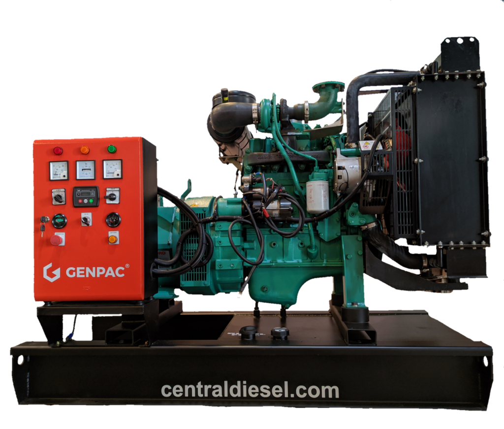 Genset Genpac Open / Silent Cummins 80 kVA GC80 - Central Diesel